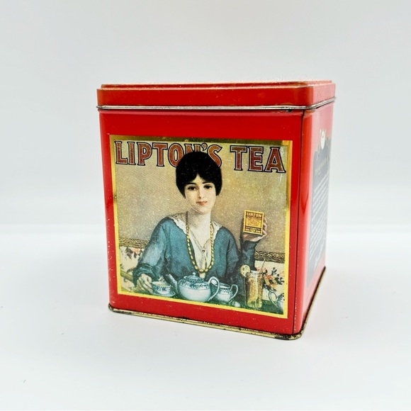 Lipton | Kitchen | Liptons Tea Nostalgic Tin Collection Series 1 Red ...